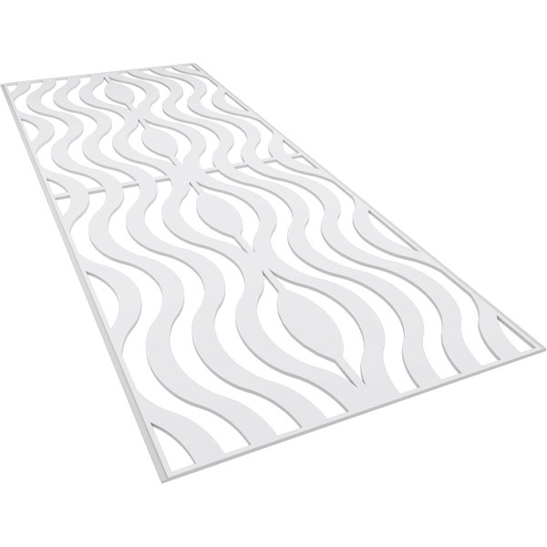 PCI Enterprises 36.25'' H x 94.5'' W x 0.375'' D Expanded Cellular PVC ...