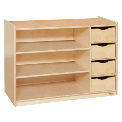 Wood Designs Contender Storage Center with Drawers & Reviews | Wayfair