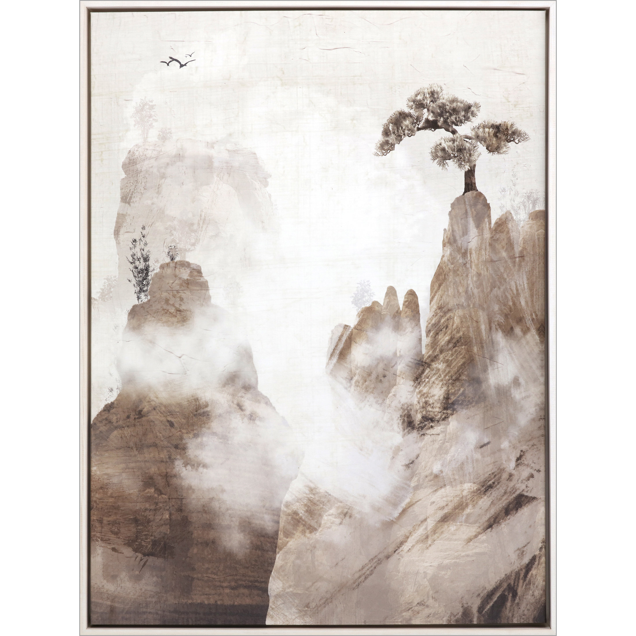 Millwood Pines Abernon II - Floater Frame Painting on Canvas | Wayfair