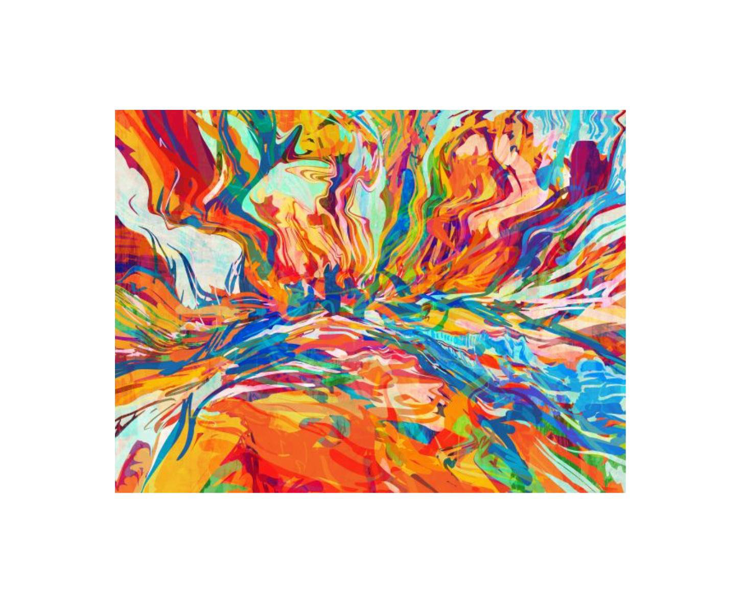 Chelsea Art Studio Poolside by Dylan Grey - Graphic Art Print | Wayfair