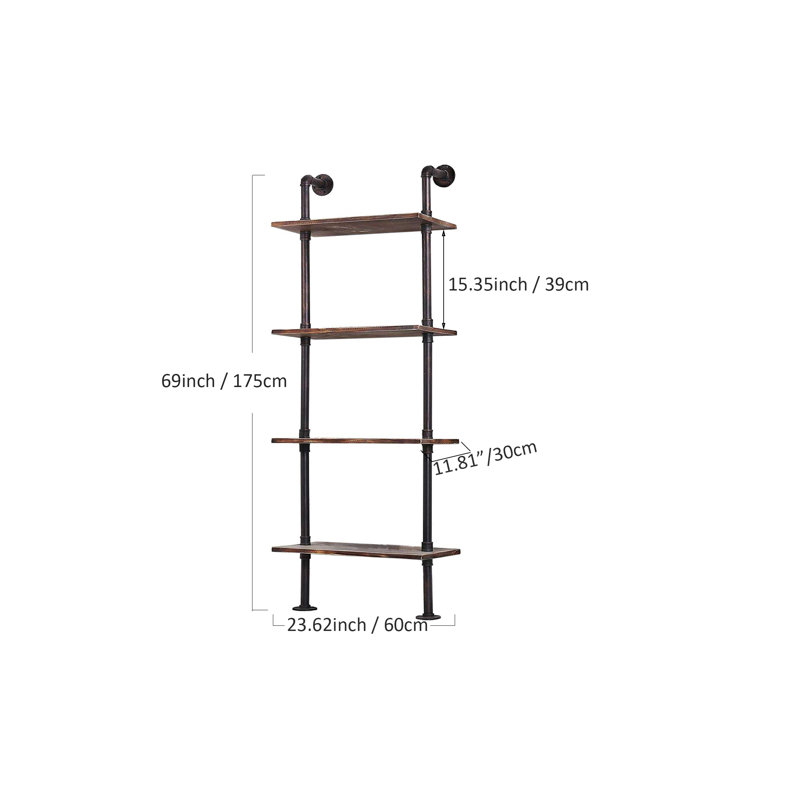 Topower 4 Piece Tiered Shelf | Wayfair
