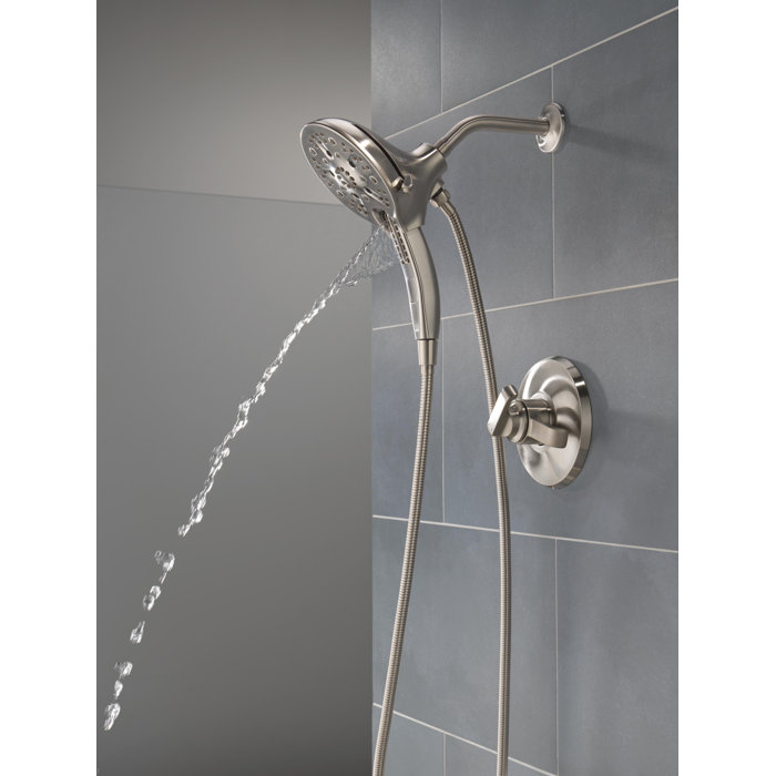 Delta Tetra 17 Series Dual-Function Shower Faucet Trim, In2ition Shower ...