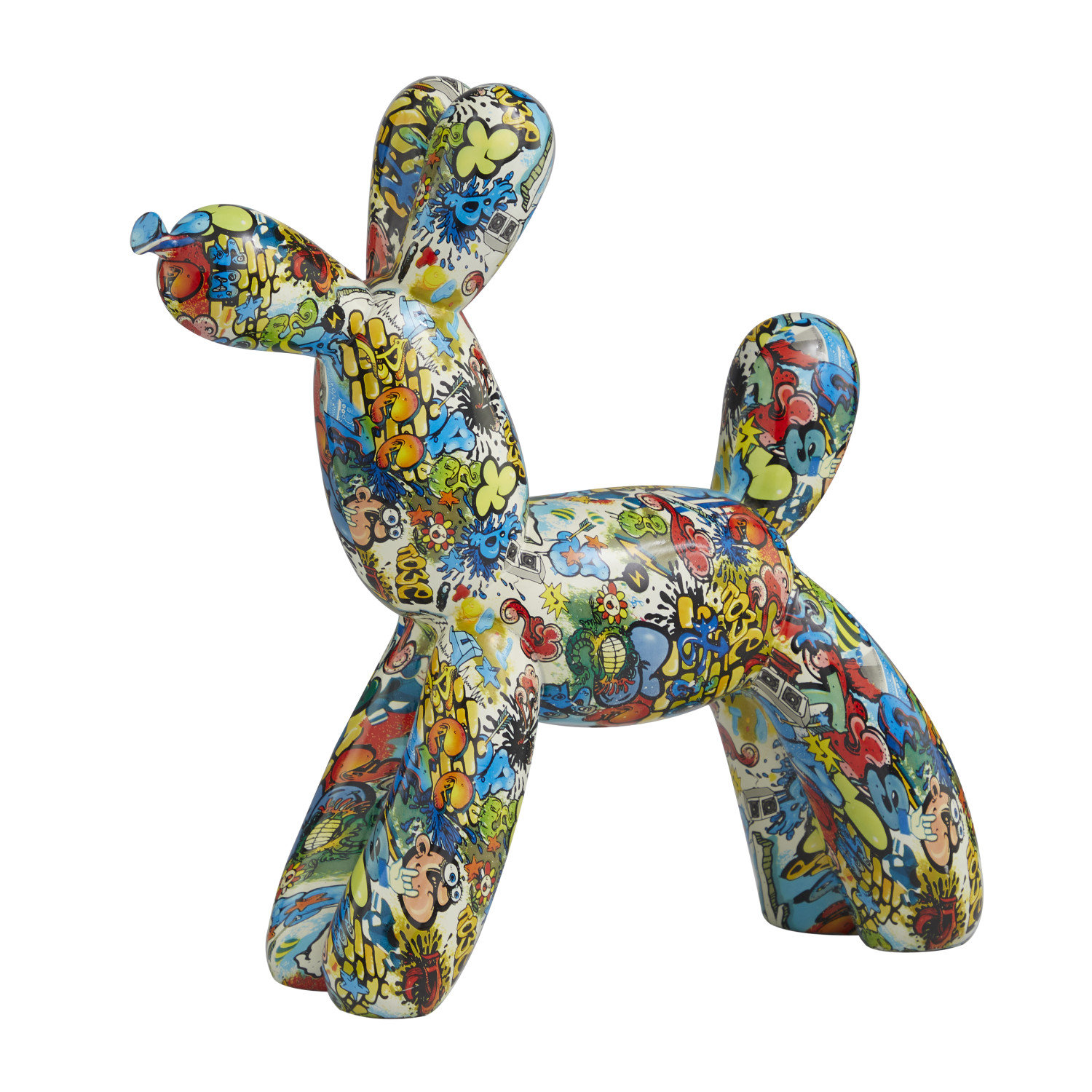 Latitude Run® Resin Dog Decorative Multi Colored Sculpture | Wayfair