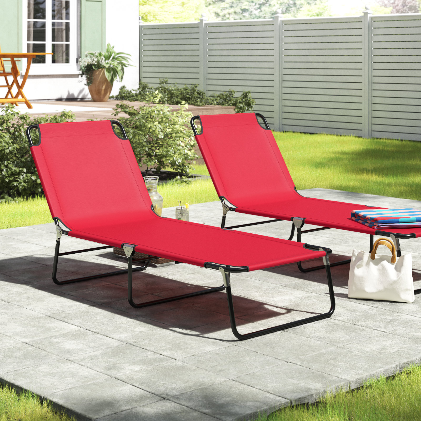 Freeport Park® Jayapura 74.75" Long Reclining Chaise Lounge & Reviews ...