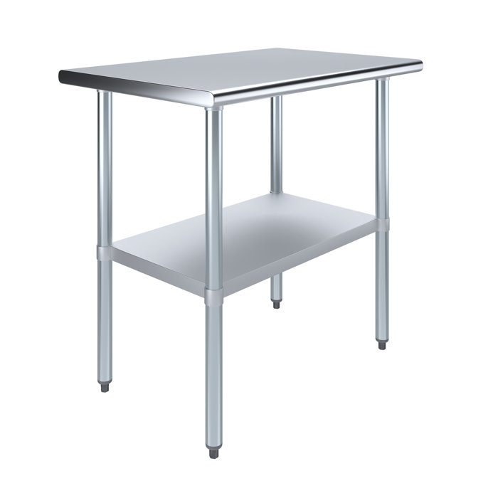 Amgood Stainless Steel Top Height-Adjustable Workbench & Reviews | Wayfair