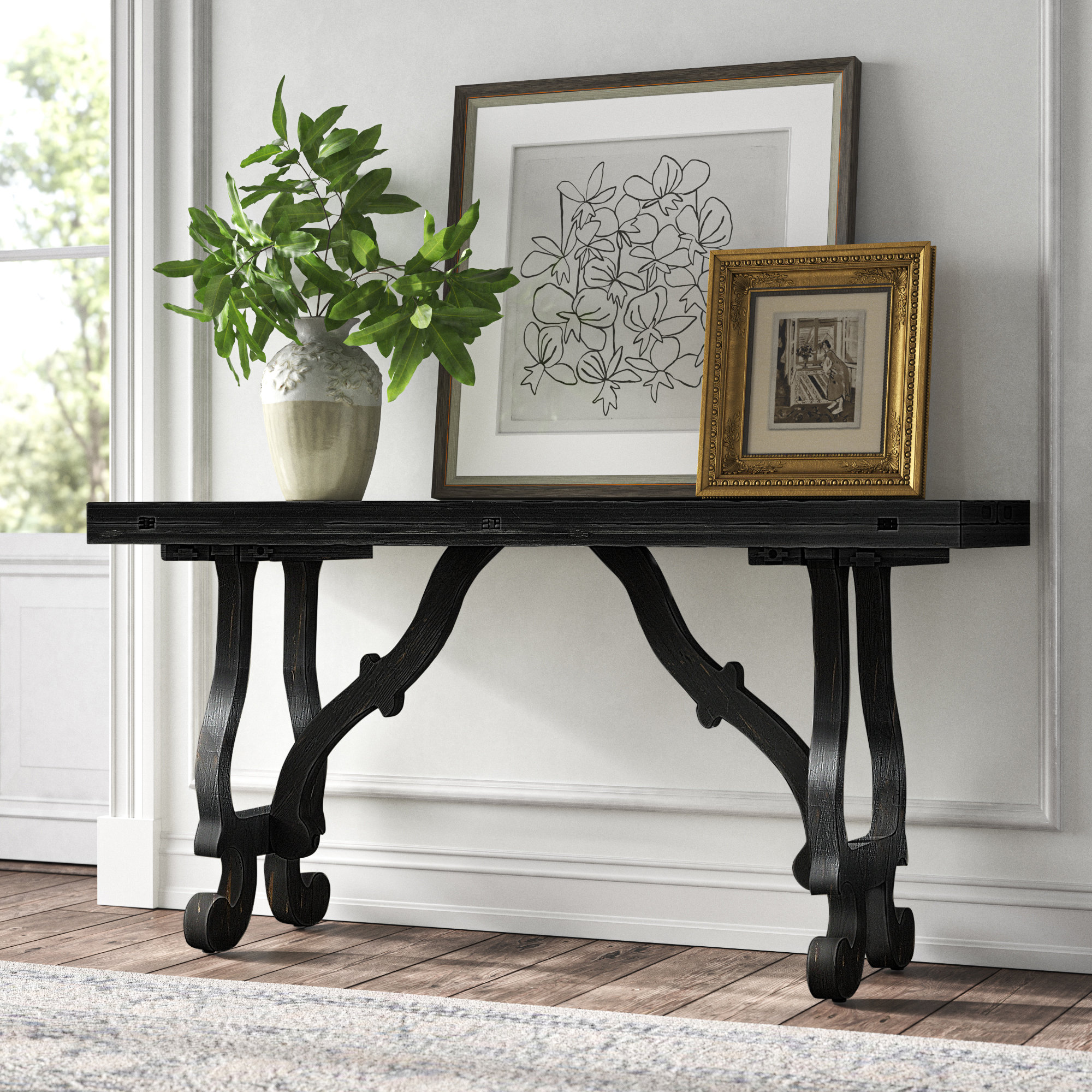 One Allium Way® Vindas 64'' Console Table & Reviews | Wayfair
