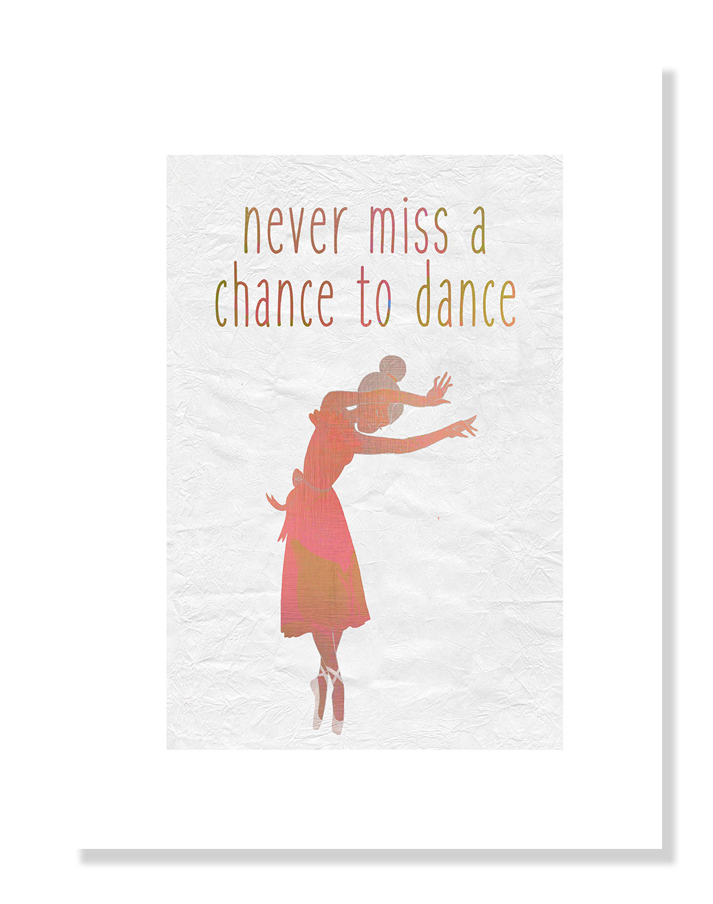 Casa Fine Arts Dance B Paper Print | Wayfair
