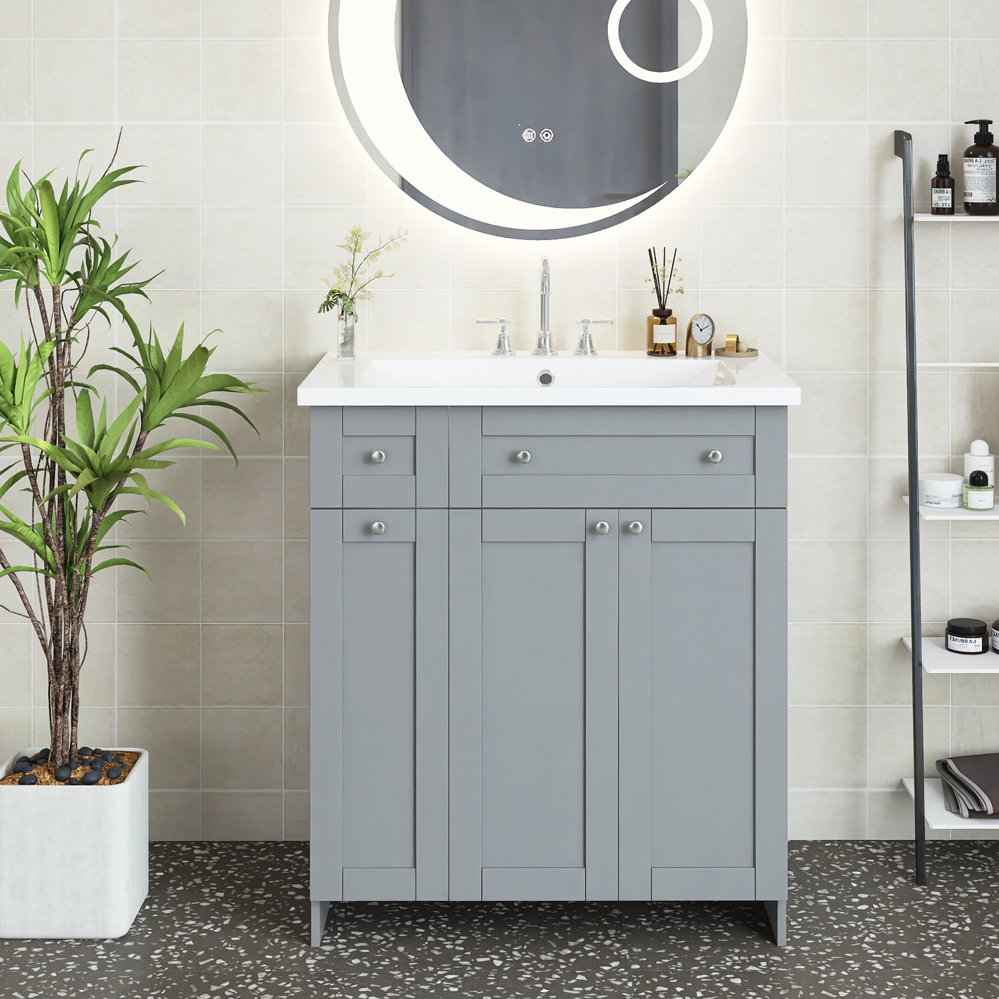 Charlton Home® Deseria 30" Single Bathroom Vanity Set | Wayfair