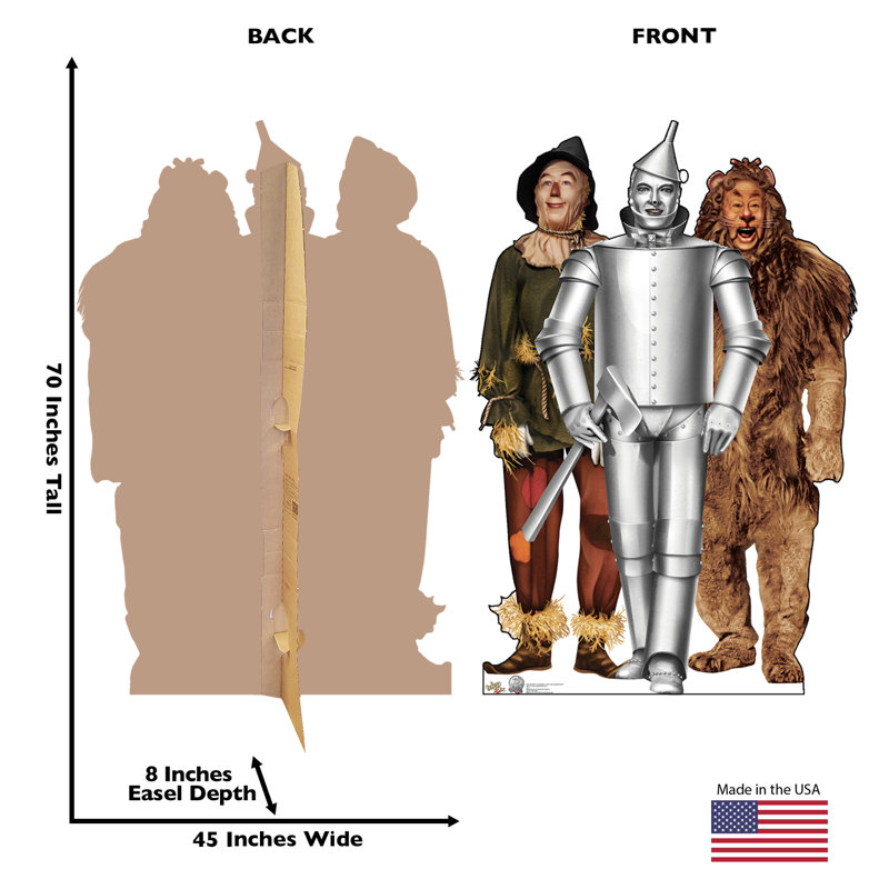 Advanced Graphics Tin Man, Cowardly Lion and Scarecrow - "Wizard of Oz ...