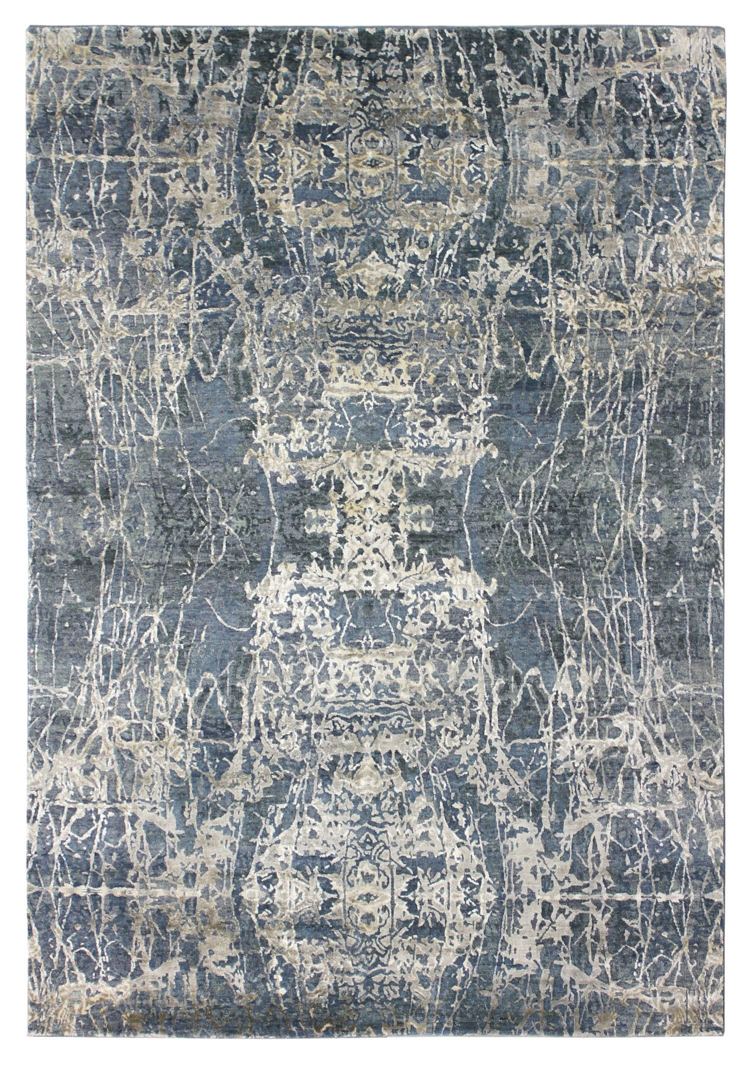 Landry & Arcari Rugs and Carpeting Flight Rectangle Handwoven Wool/Silk ...