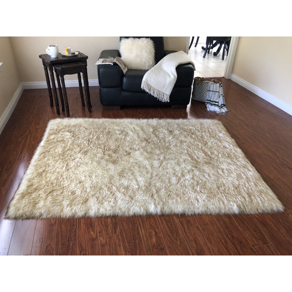 Union Rustic Wiegand White Area Rug & Reviews | Wayfair