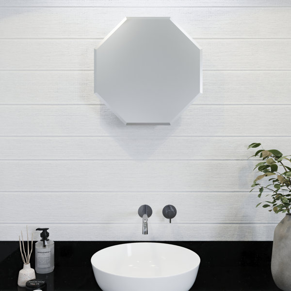 Ebern Designs Daysha 19.69'' W 19.69'' H Surface Frameless Medicine ...