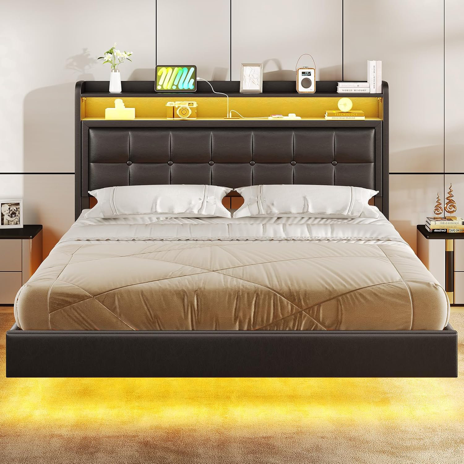 Wrought Studio Floating Beds | Wayfair