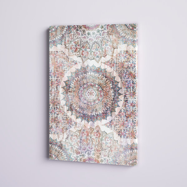 Mistana™ 'Rust Mandala' Print On Wrapped Canvas - Wayfair Canada