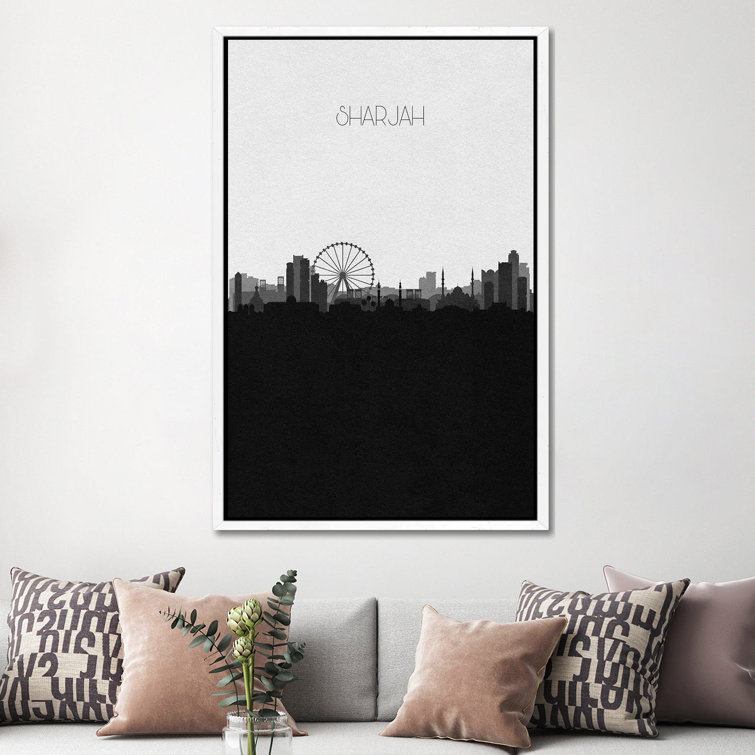 Ebern Designs Sharjah, Uae City Skyline by Ayse Deniz Akerman - Art ...