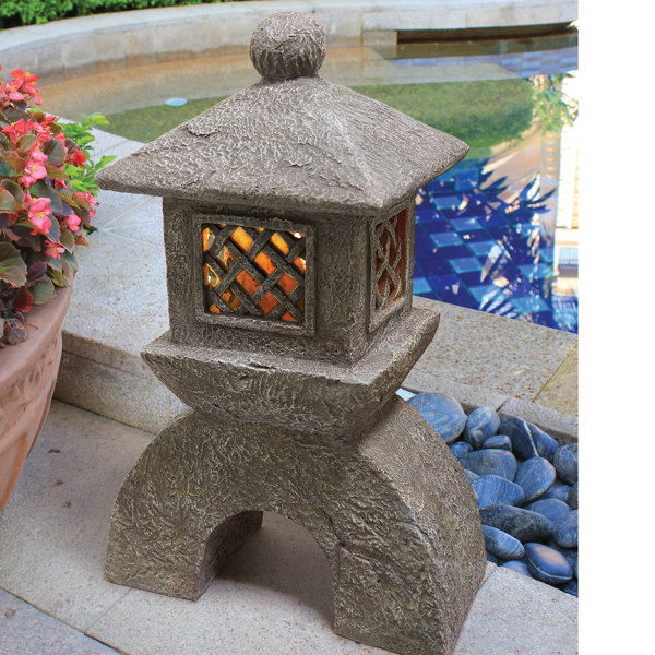 Design Toscano Japanese Pagoda Illuminated Lantern Statue | Wayfair.co.uk