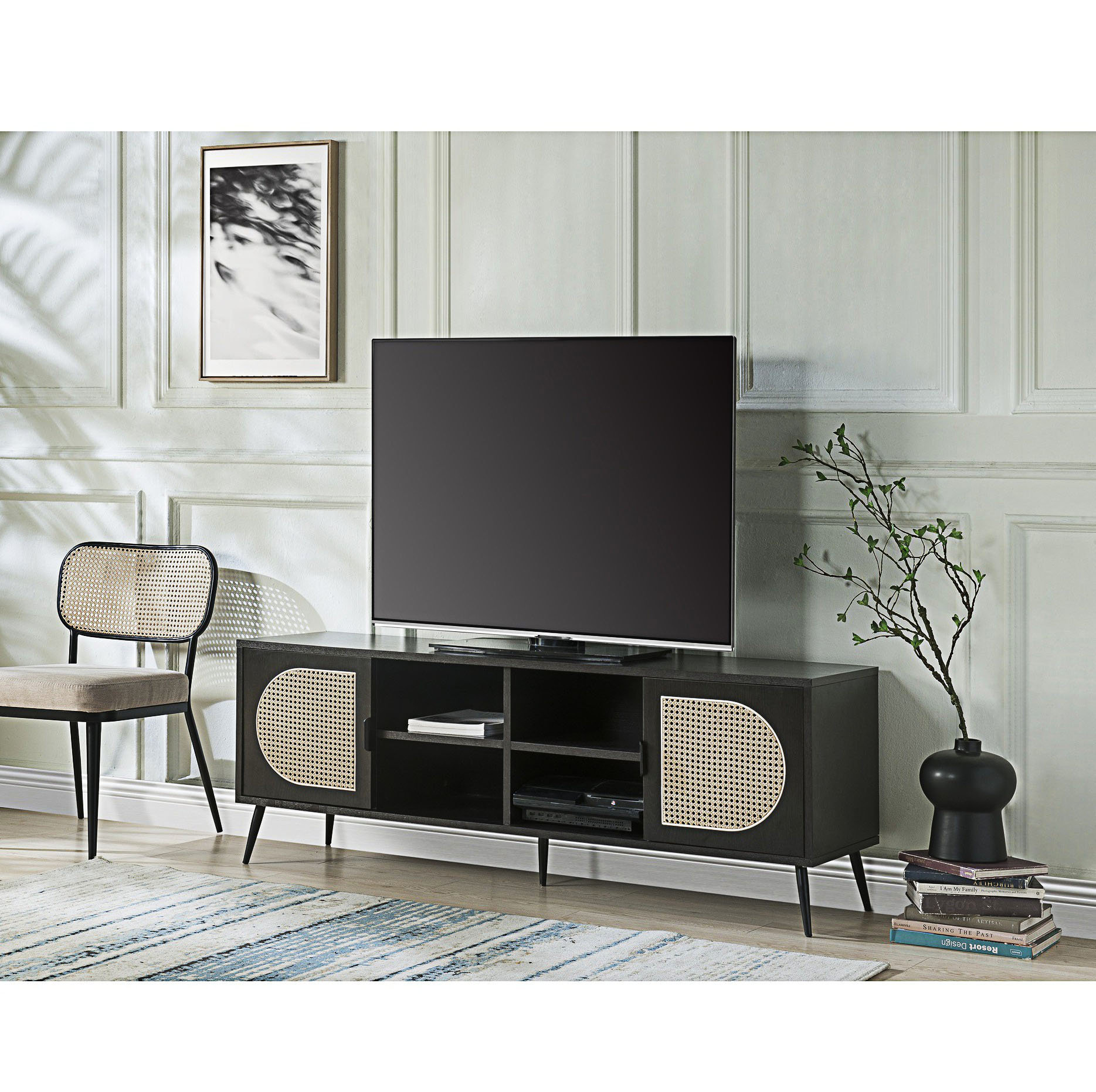 Bayou Breeze Transitional Tv Stand, Tv Table | Wayfair