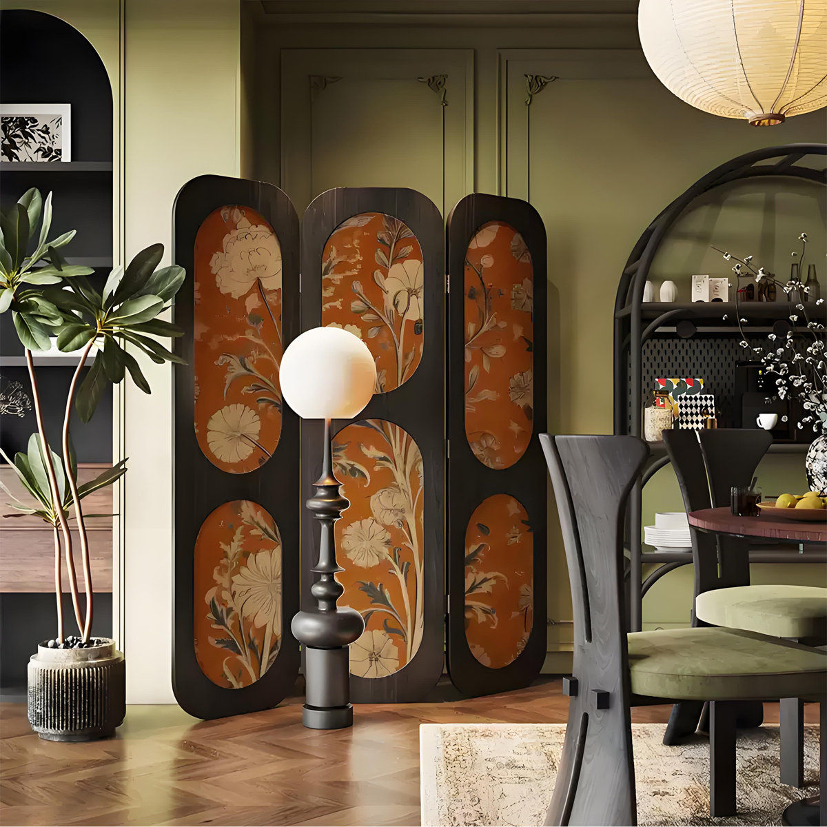 Red Barrel Studio® French Vintage Folding Screen | Wayfair