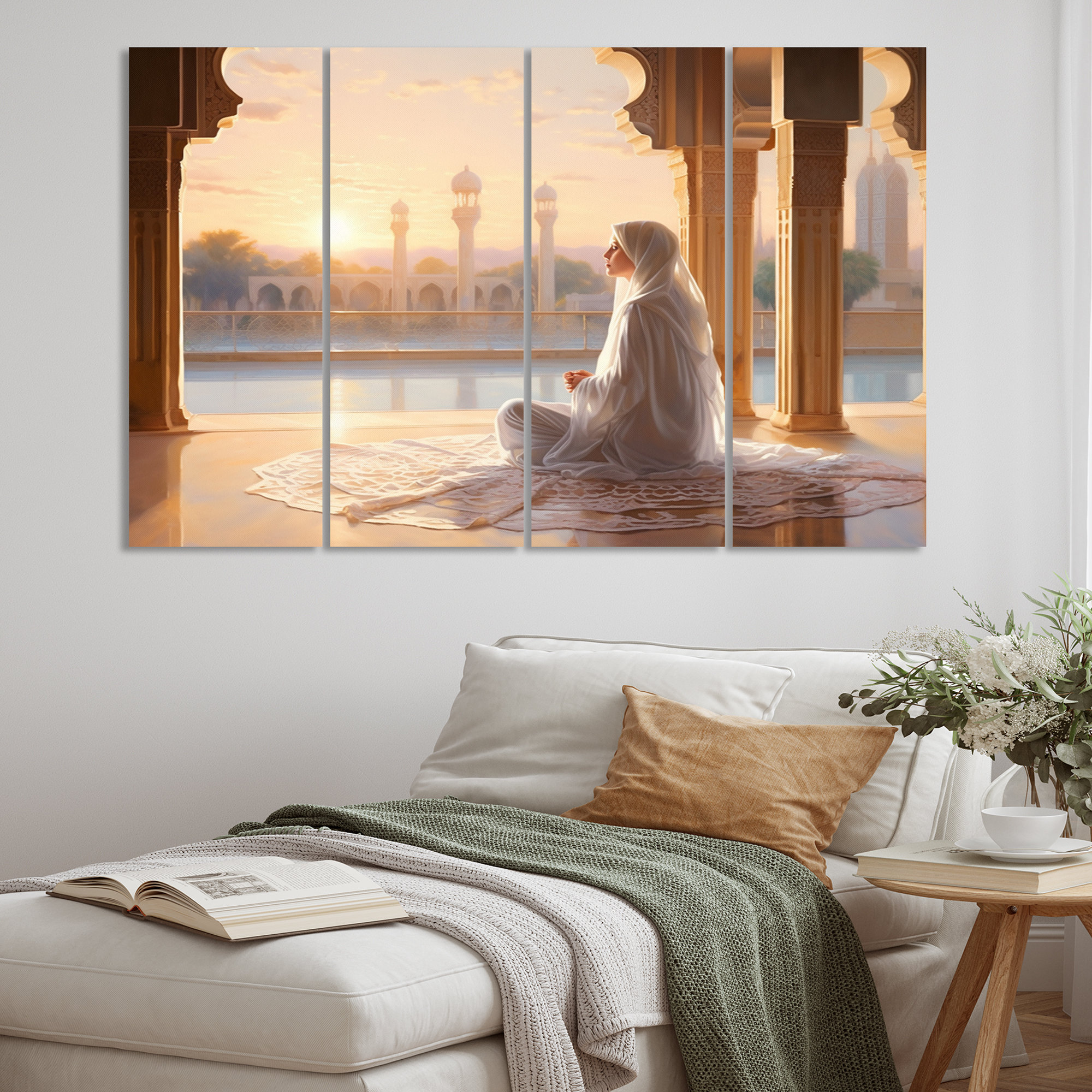 Red Barrel Studio® Islam Art Prayer Faith III - Islamic Metal Wall ...