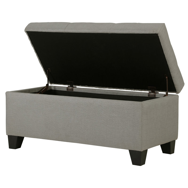 Latitude Run® Polyester Upholstered Storage Bench | Wayfair