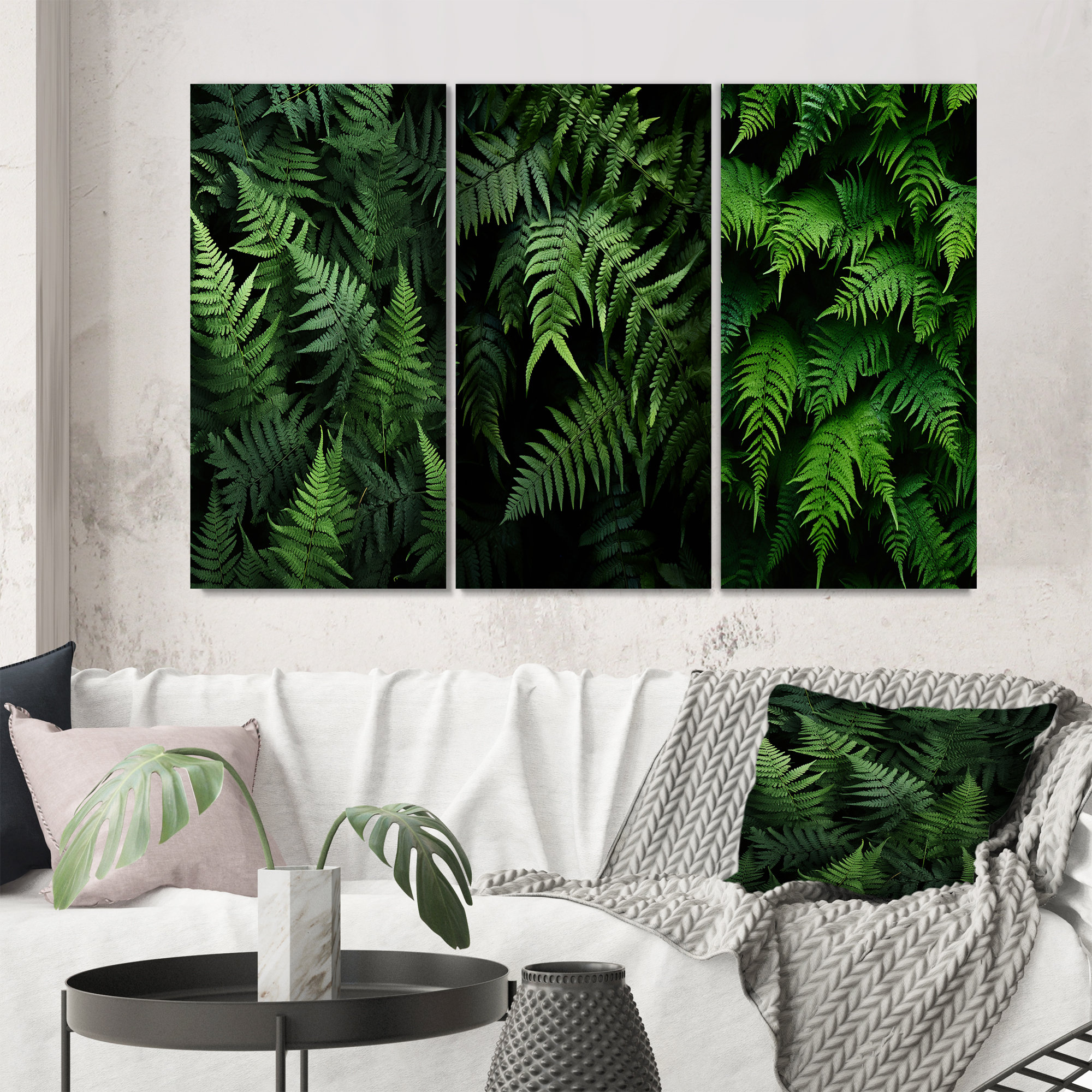 Bay Isle Home™ Ferns Plant Whispering Fronds - Floral & Botanical Art ...