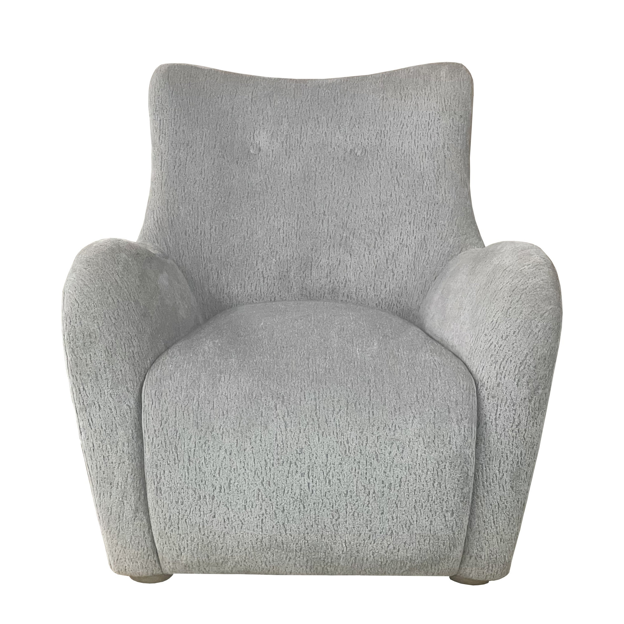 Red Barrel Studio® Swivel Accent Chair In Zinc Colored Fabric | Wayfair