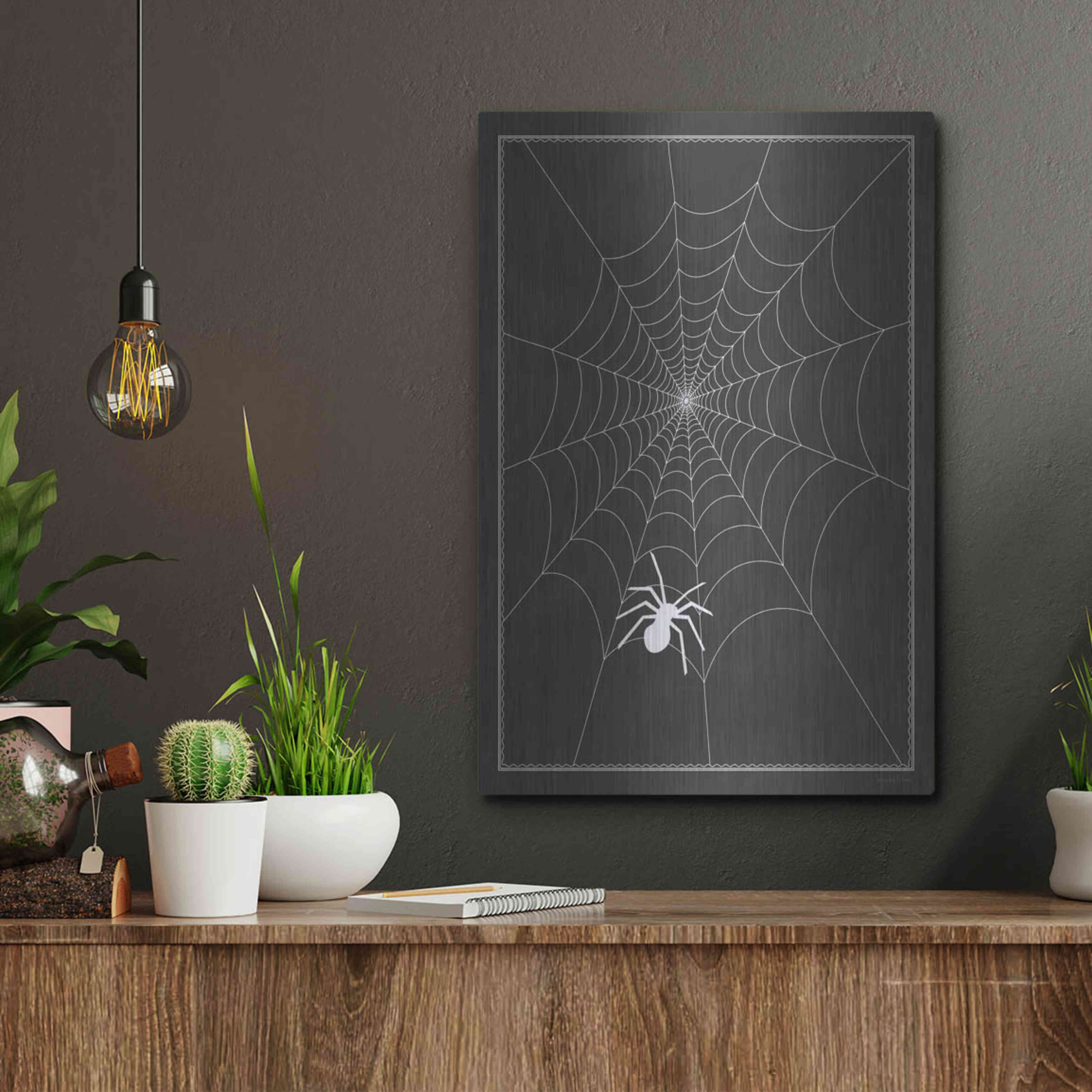 Winston Porter 'Spider Web II' by Lettered & Lined, Metal Wall Art ...
