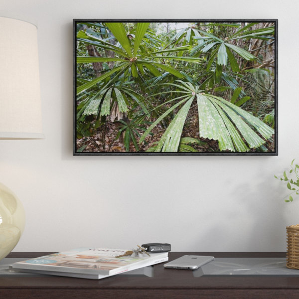 Bless international Salai-Pathi Leaves Framed On Canvas Print | Wayfair