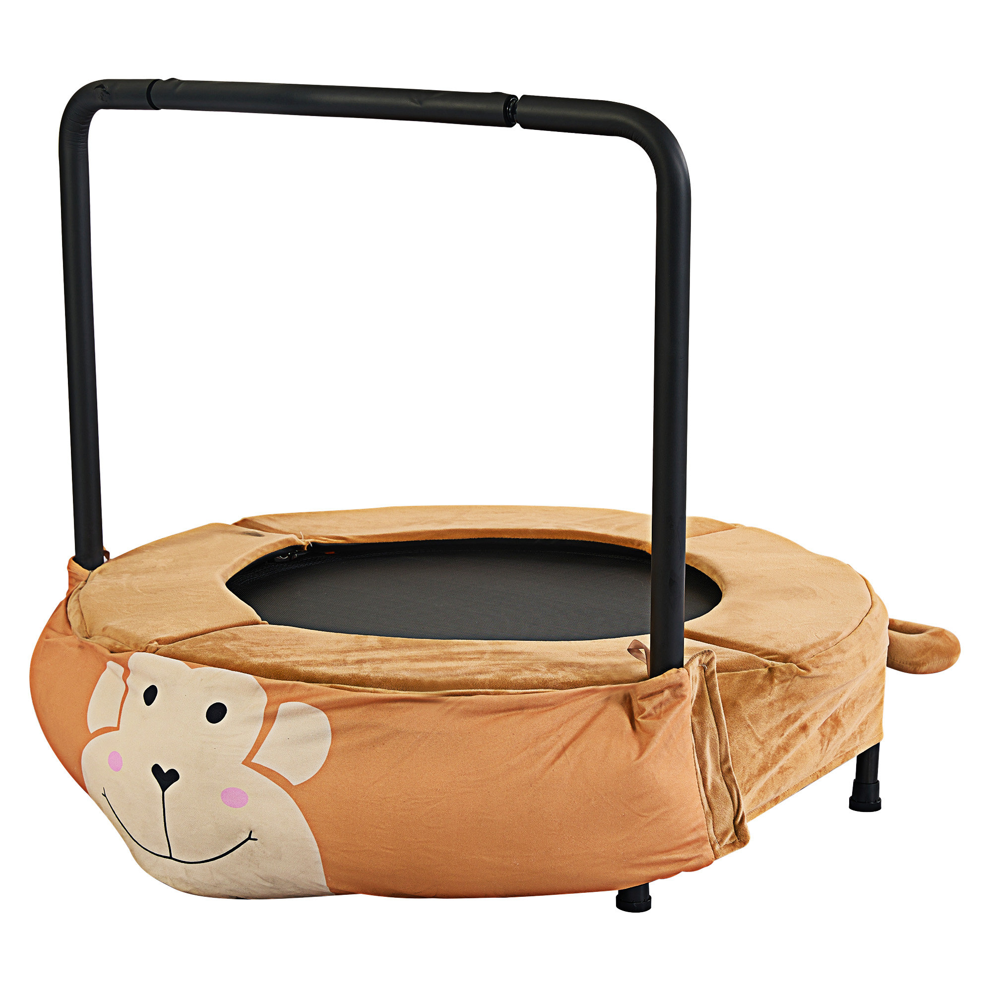 wendeway Assembled Children's Trampoline Happy Expression Outdoor And ...