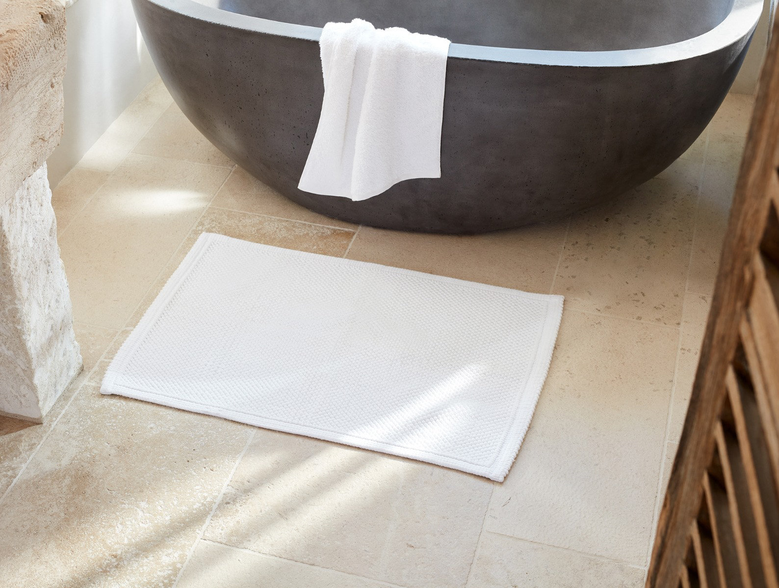Coyuchi Pebbled Organic Bath Rug & Reviews | Wayfair
