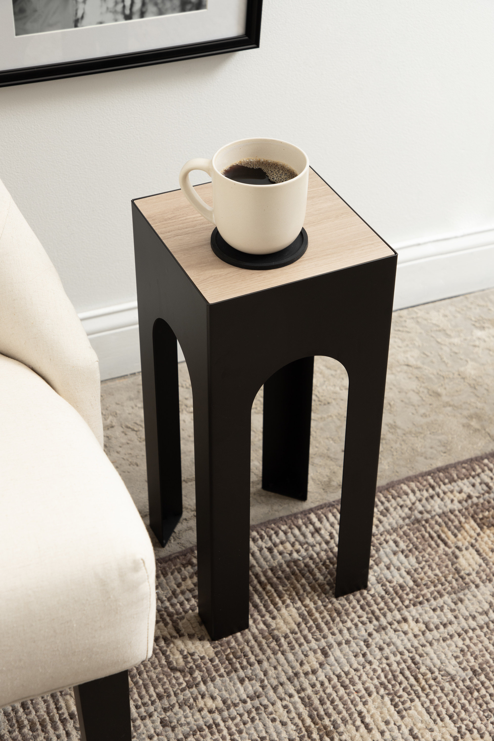 Ebern Designs Square Drink Table for Use as Plant Stand | Wayfair