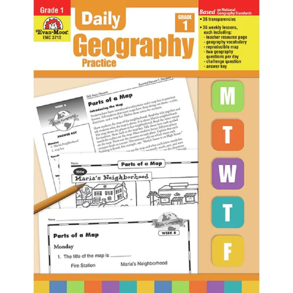 Evan-Moor Daily Geography Practice Grade 1 Book | Wayfair