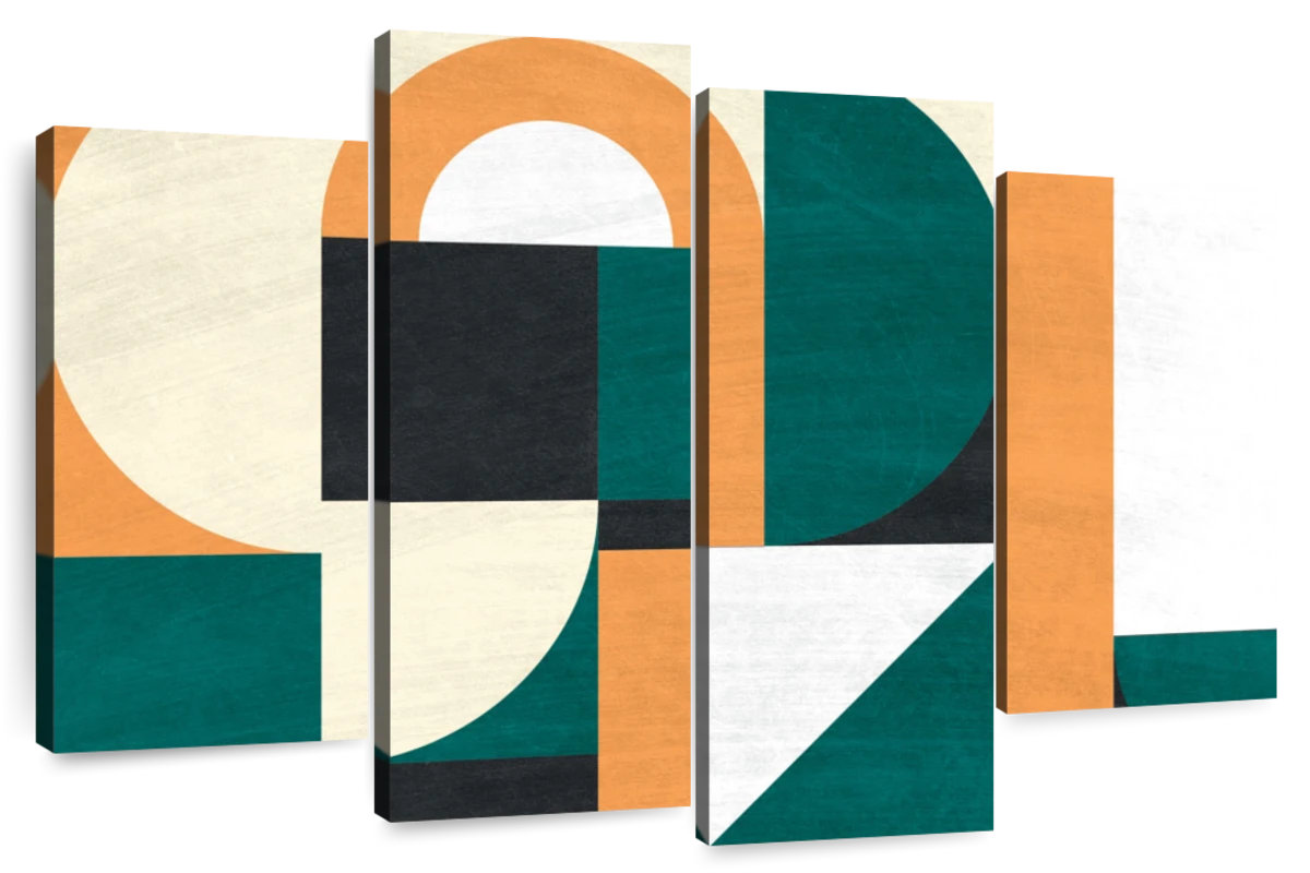 Corrigan Studio® Retro Geometric Abstract IX | Wayfair