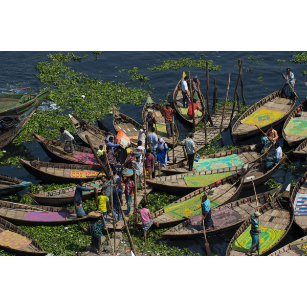 Winston Porter " Boats " by Azim_Khan_Ronnie on Canvas | Wayfair