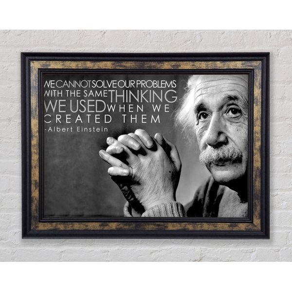 Bright Star EinsteIn Thinking - Single Picture Frame Art Prints ...