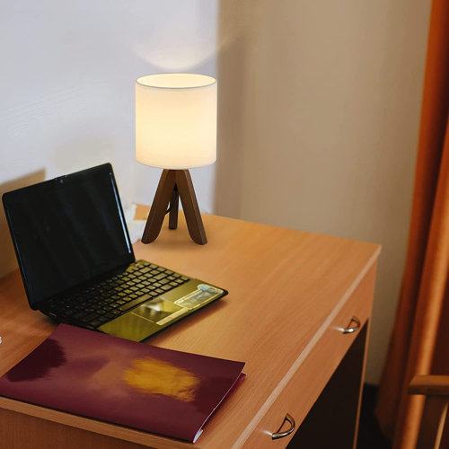 George Oliver Graycee Wood Tripod Lamp & Reviews | Wayfair