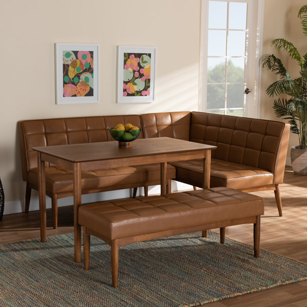 Corrigan Studio® Table, Dining Bench, Dining Sofa Bench In Mid-Century ...