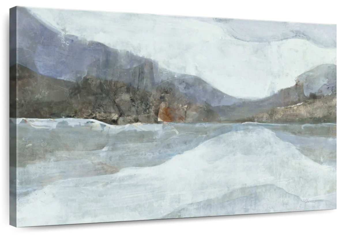 Elephant Stock Light Winter Landscape I | Wayfair