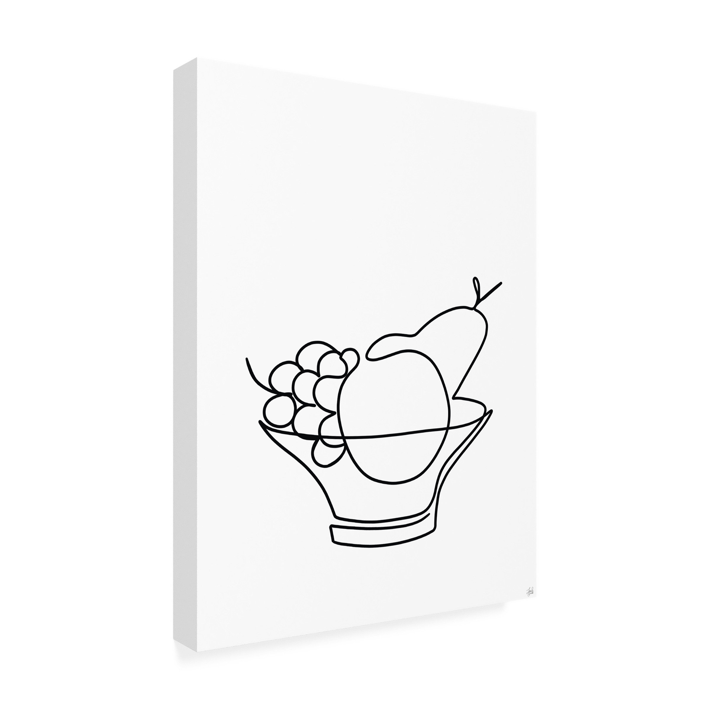 Trademark Fine Art Still Life Still Life Fruit Bowl On Canvas - Wayfair ...