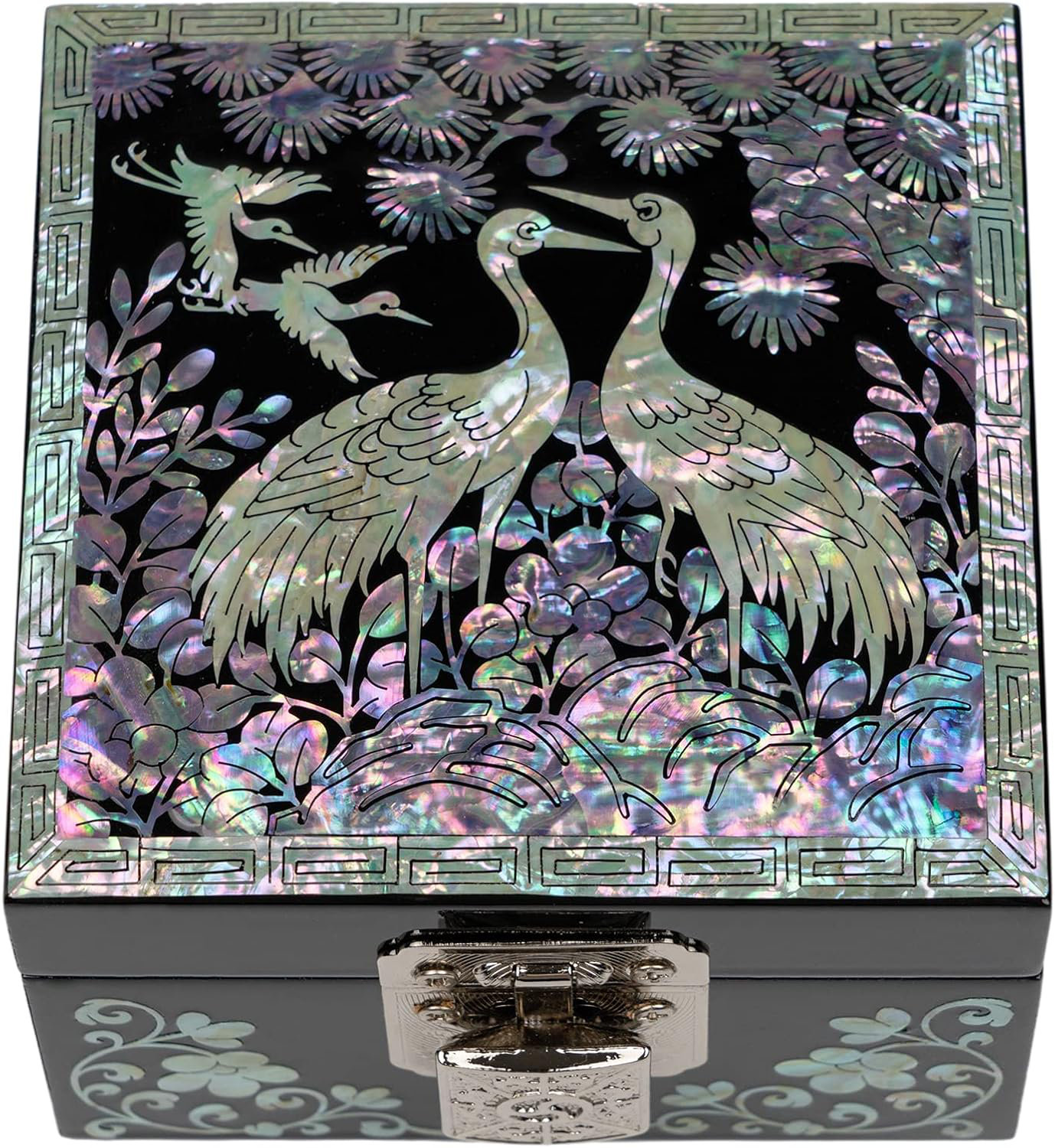Rosdorf Park February Mountain Handcrafted Jewelry Box – Black ...