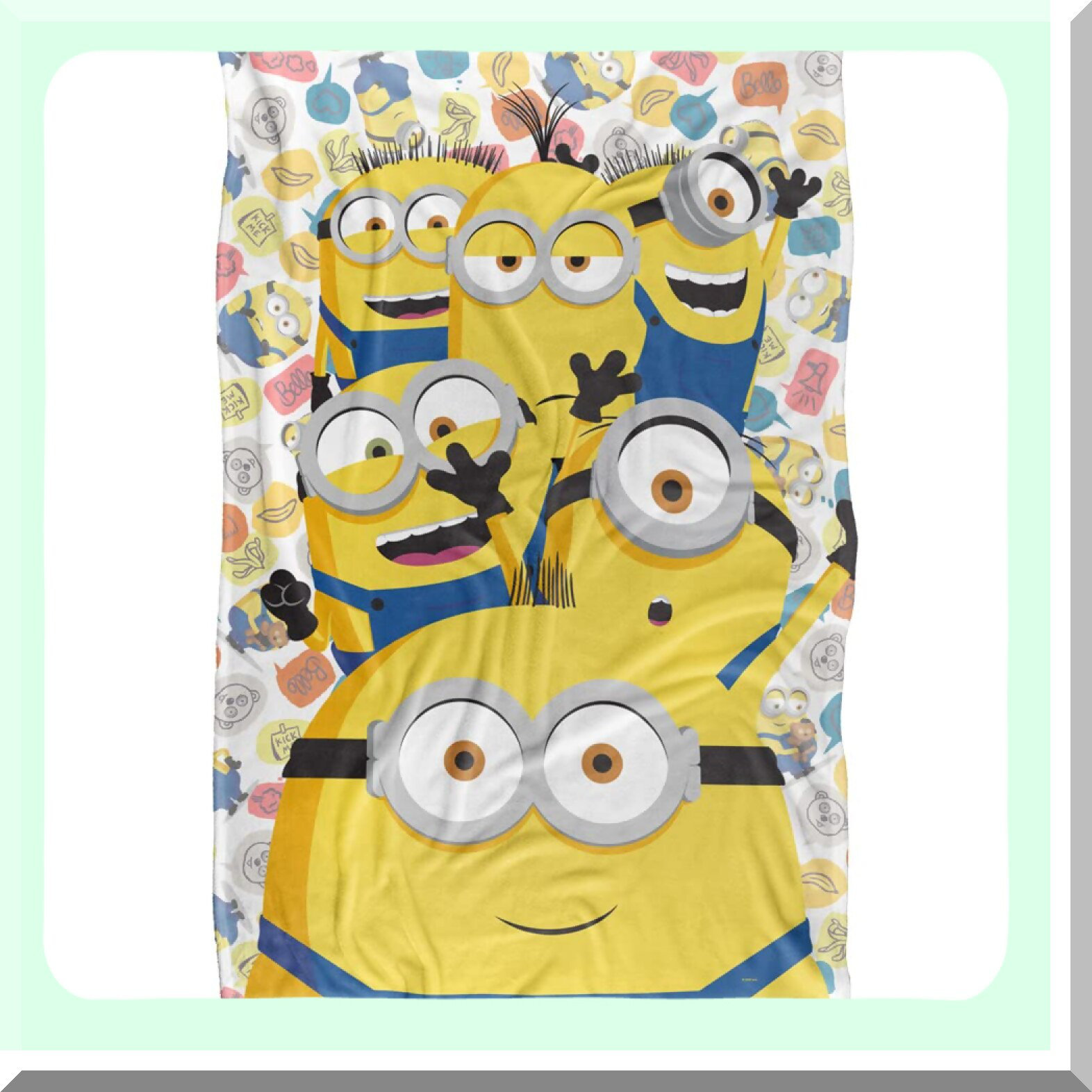 BRBCA Minions Silky Touch Super Soft Throw Blanket - 36"x58" Waving ...