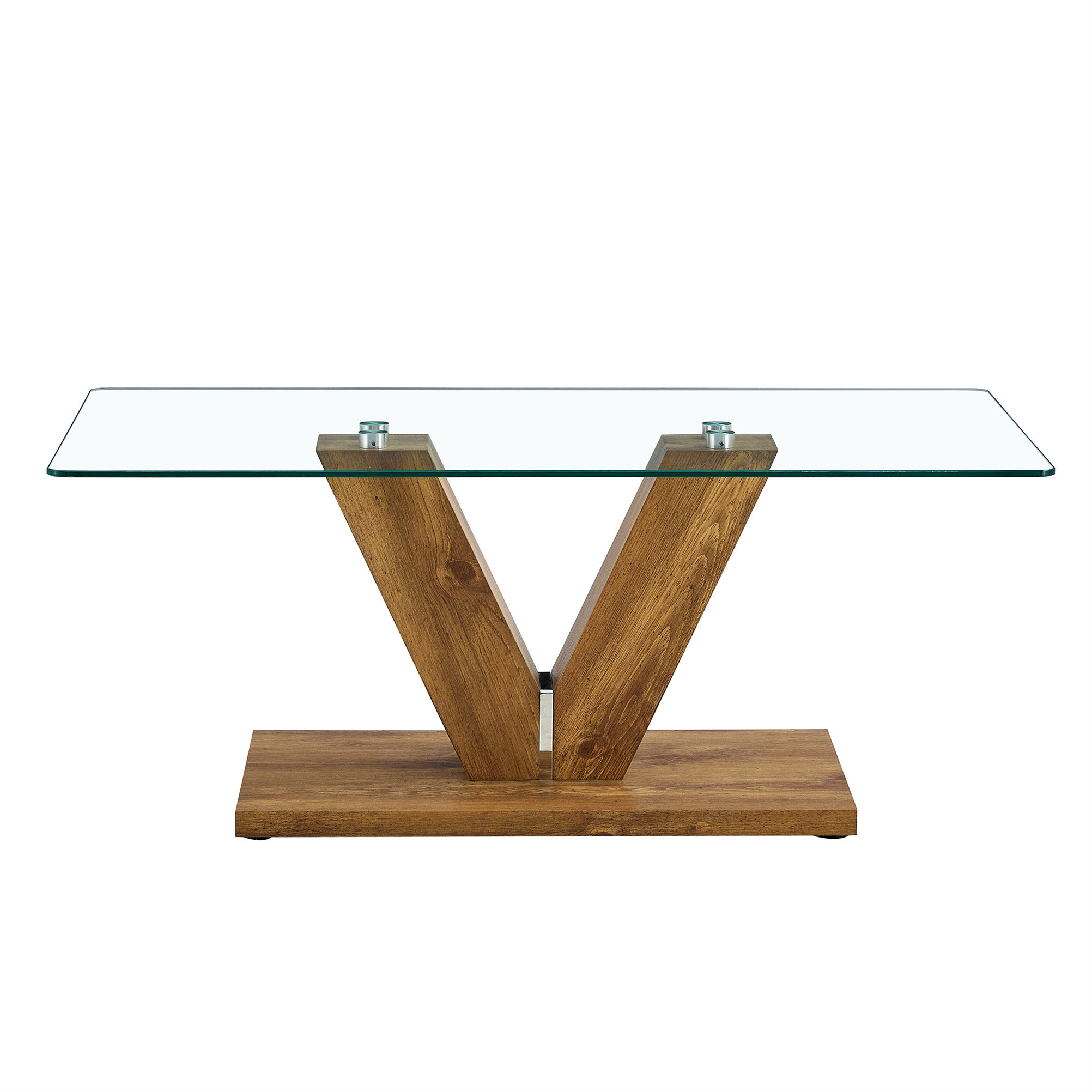wendeway A Modern Minimalist Style Coffee Table. Transparent Tempered ...