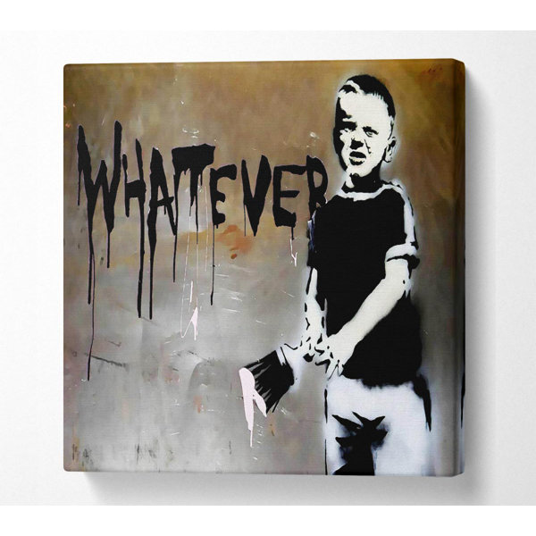 Marlow Home Co. Whatever Kid - Wrapped Canvas Art Prints | Wayfair.co.uk