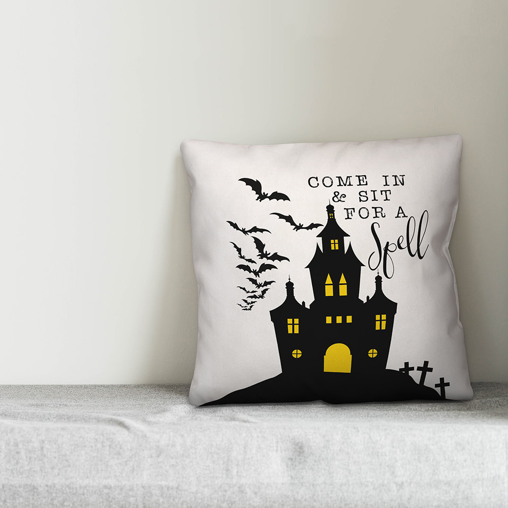 Designs Direct Creative Group Come In and Sit for a Spell Throw Pillow ...