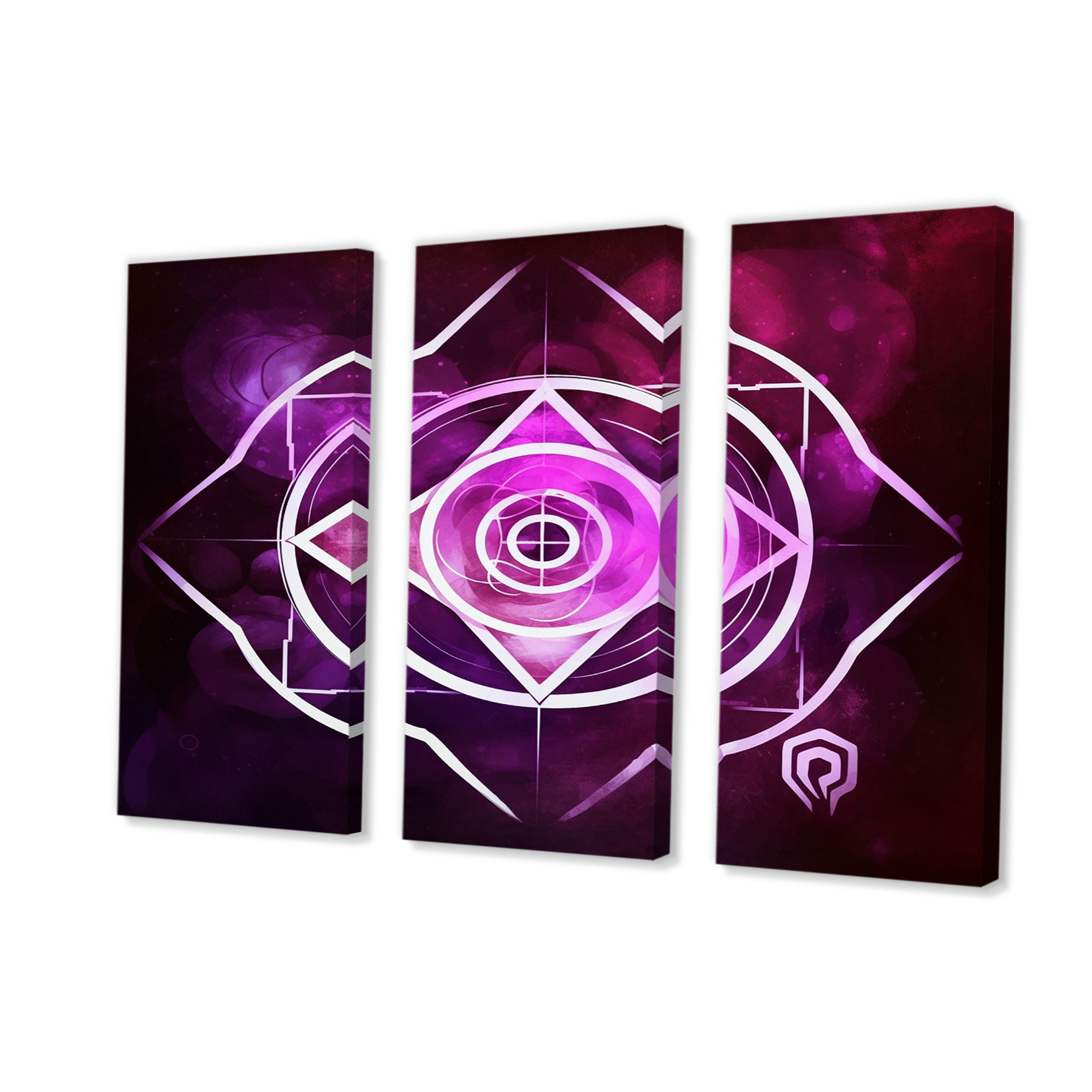 DesignArt Third Eye Purple Chakra Symbol III " Third Eye Purple Chakra ...
