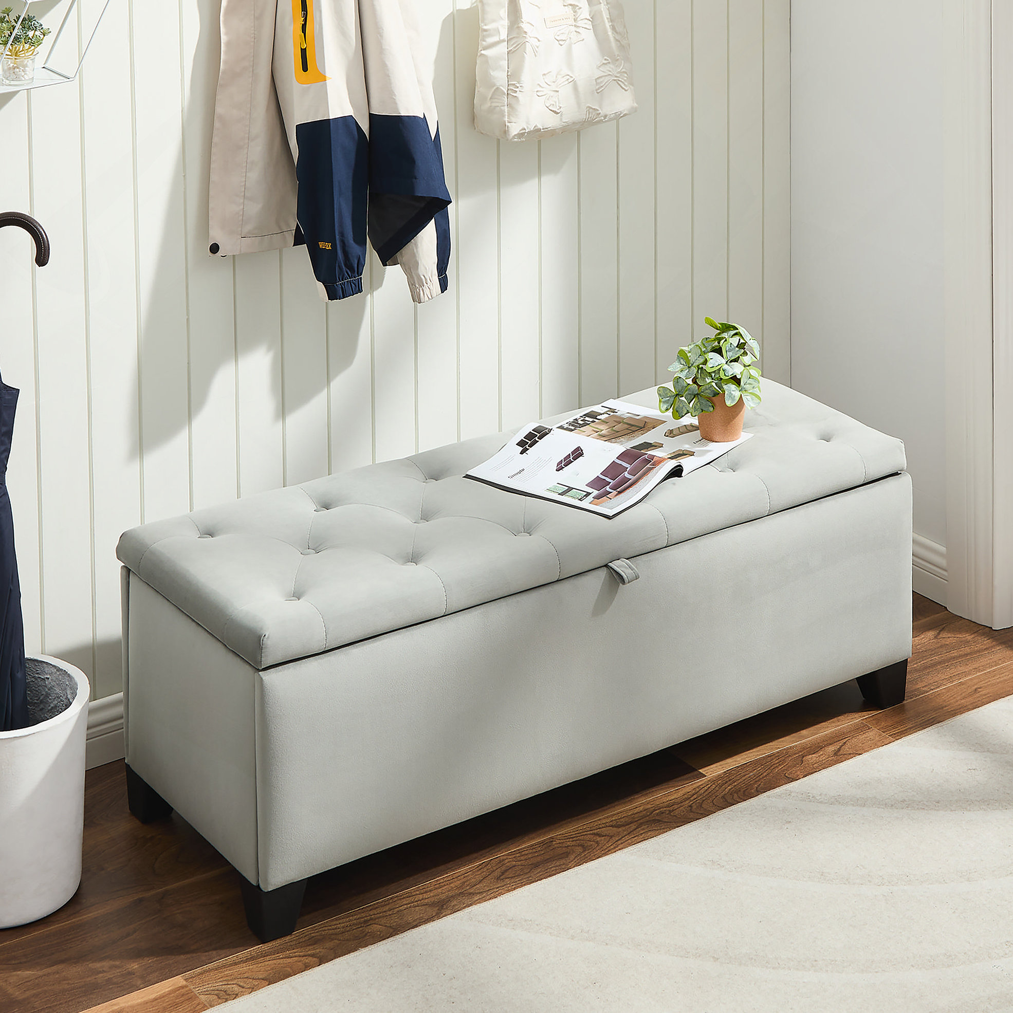 Ebern Designs Entryway Multifunctional Bench, Bedroom Bench | Wayfair