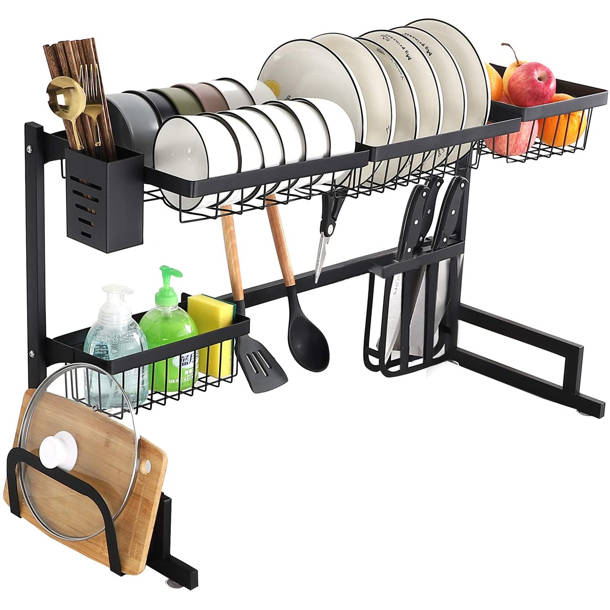 Premium Racks Professional Over the Sink Stainless Steel Dish Rack ...