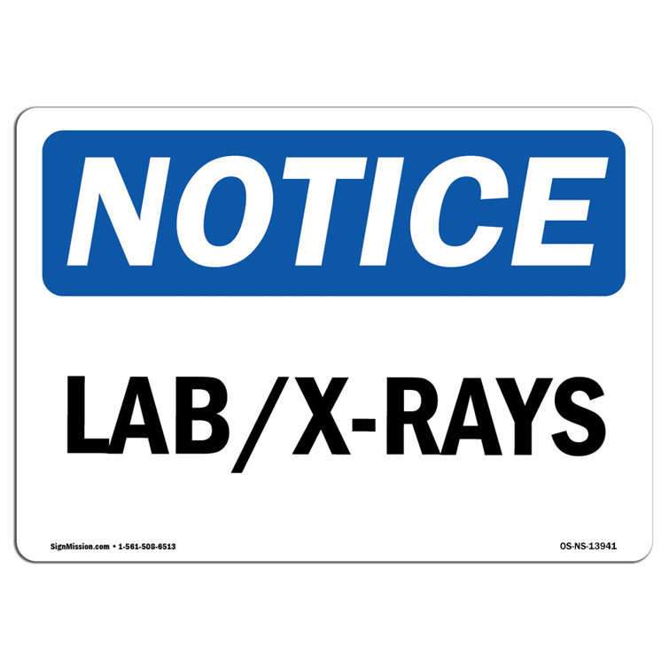 SignMission Lab/X-Rays Sign | Wayfair