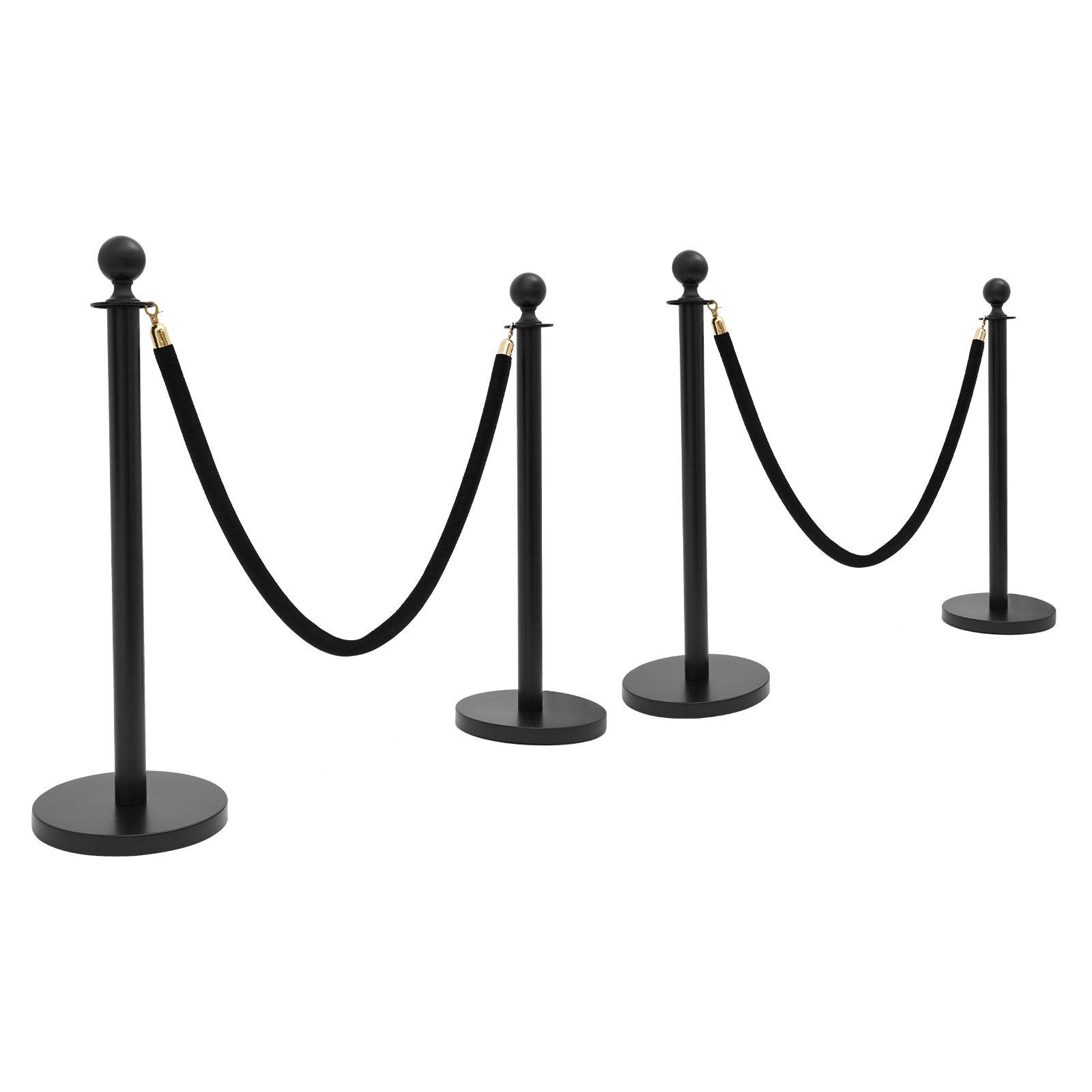 YXSUN Stanchion Posts, Crowd Control Barriers, Stanchion Post With Ball ...