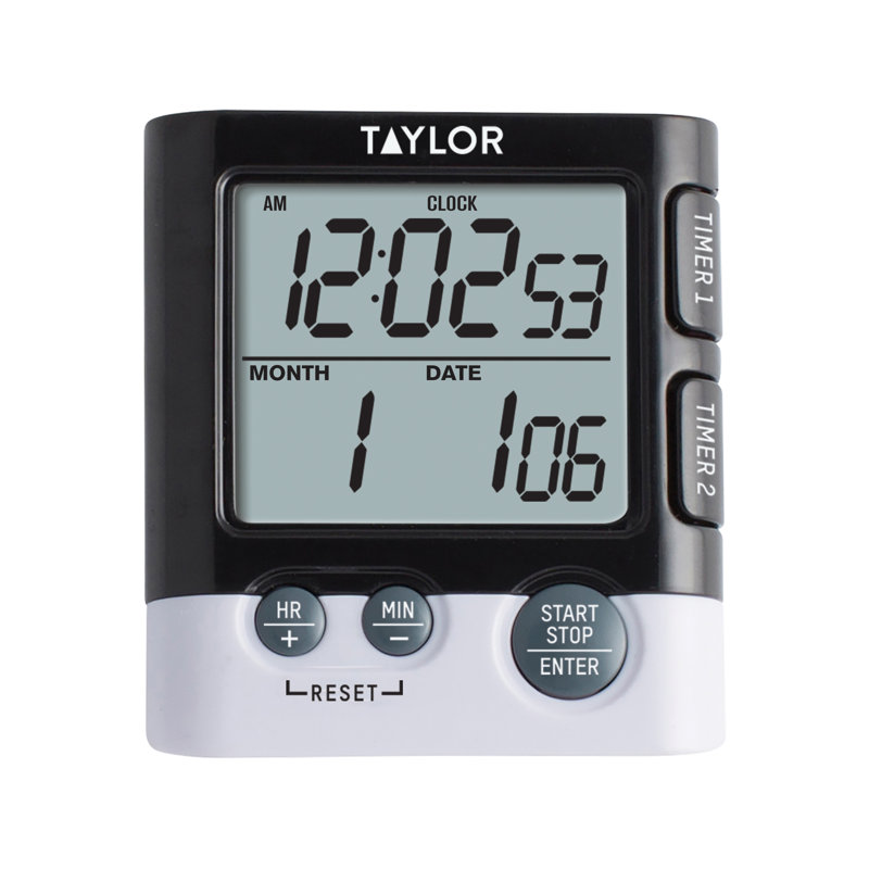 Taylor Dual Digital Timer/Clock & Reviews | Wayfair